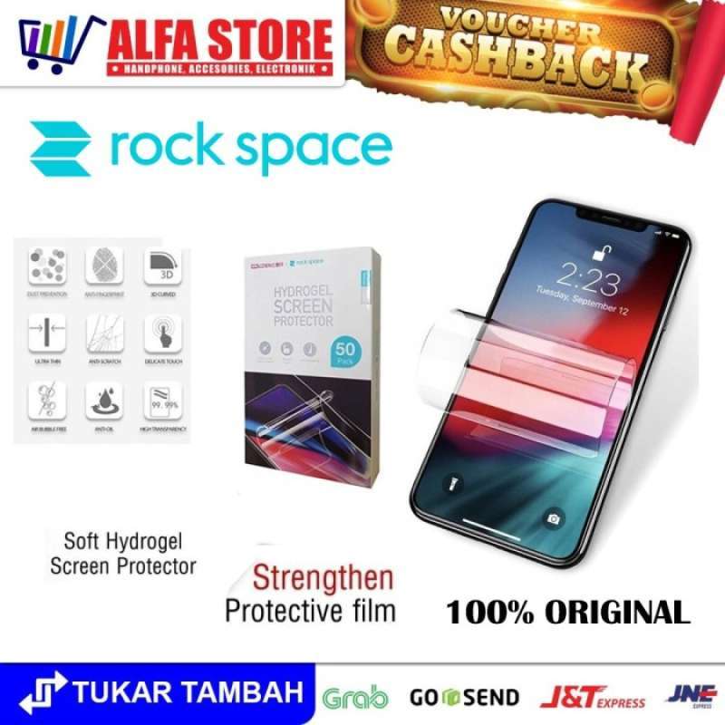 Jual HYDROGEL ROCK SPACE ANTI GORES HAPE SEMUA TIPE di Seller Nunki ...