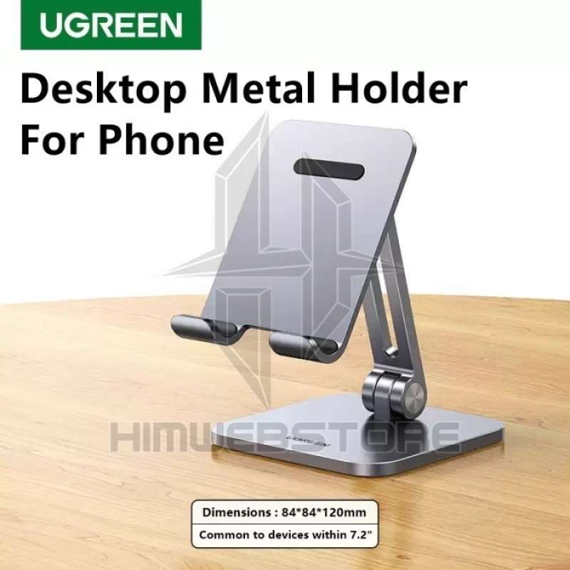 Promo UGREEN 40392 DESKTOP METAL PHONE HOLDER STAND DOCK BRACKET ...