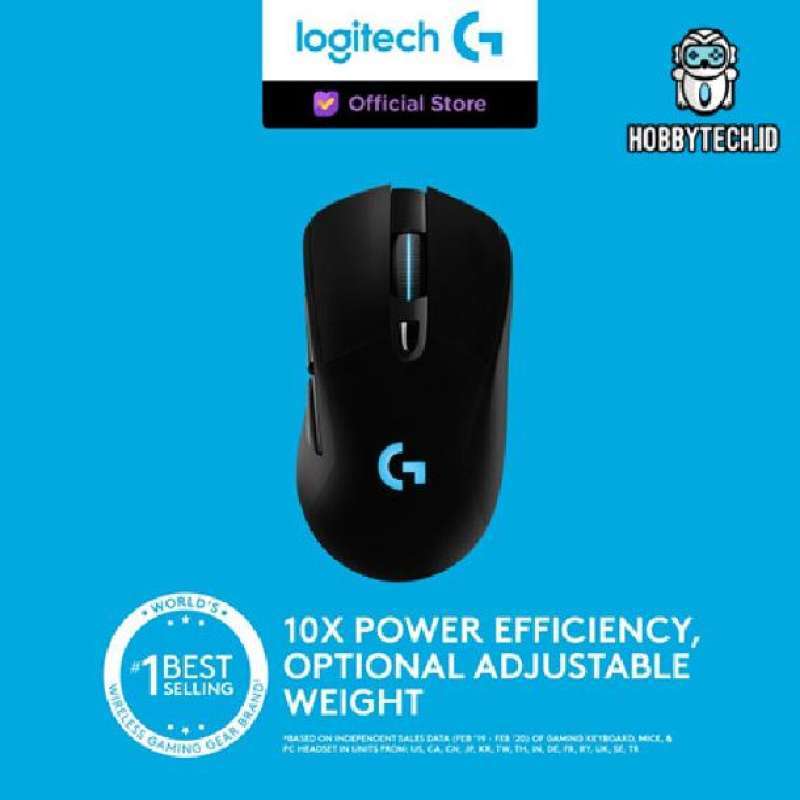 Jual Logitech G703 HERO Lightspeed Mouse Gaming Wireless RGB HERO 25K DPI di Seller Livingshop21 ...