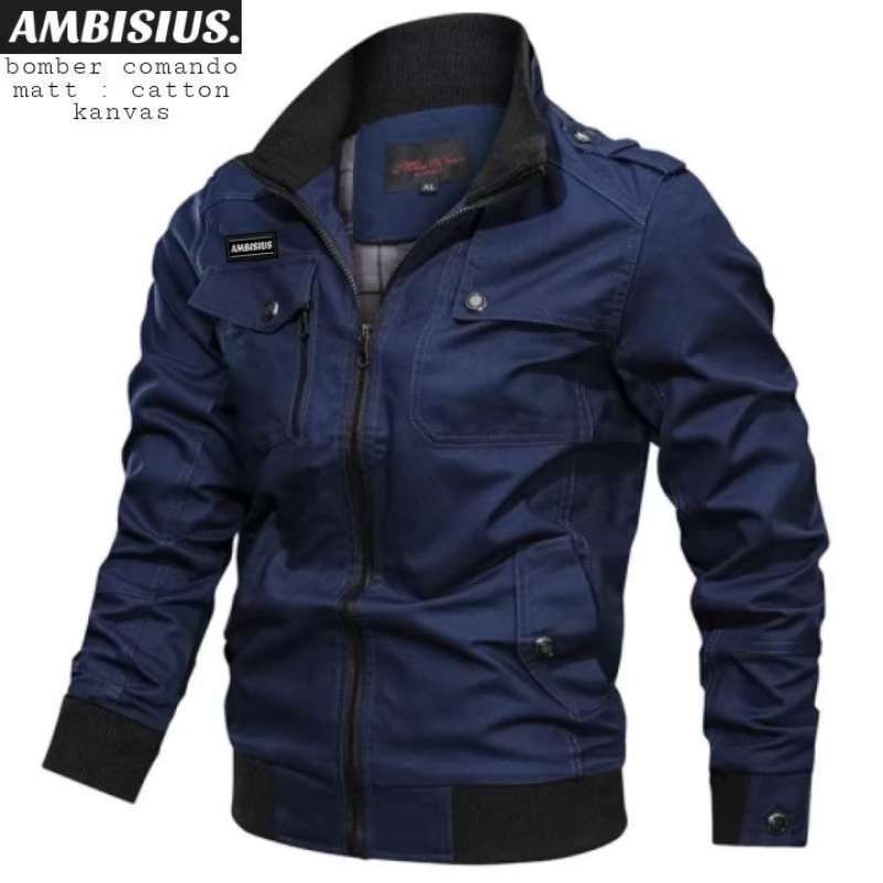 Jual Jaket Bomber Polos Pria Terbaru 2022 / Jaket Bomber Semi Parka ...