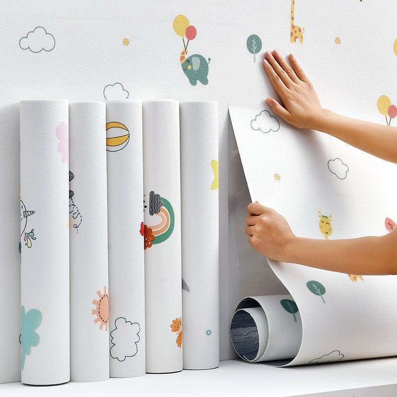 Promo Unico Wp05-07 Wallpaper Linen Roll Wallpaper Dinding Dekorasi ...