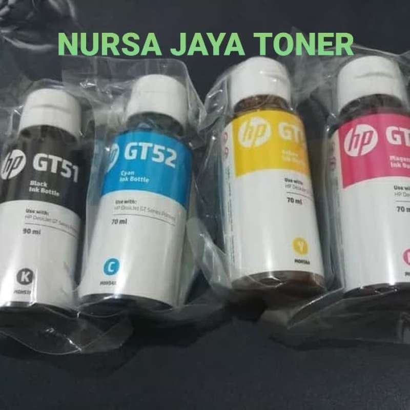 Promo Paket Tinta Hp 51 Gt & 52 Gt (b C M Y) Losepack Diskon 10% Di ...