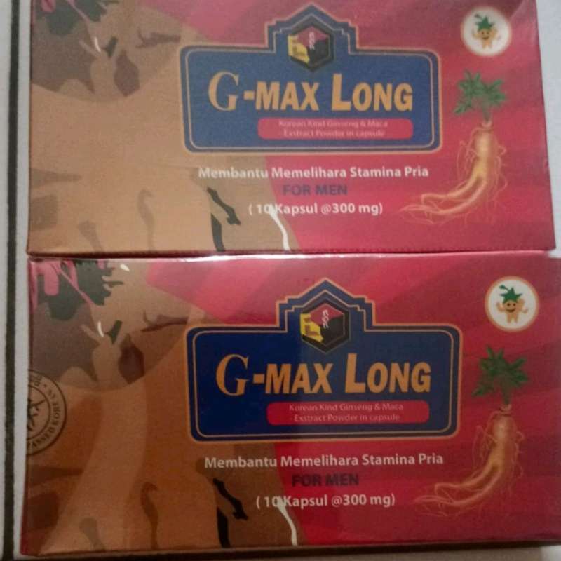 Promo JAMU HERBAL SEHAT PRIA - G-MAX LONG Ginseng Merah Korea - Isi 1 Kapsul Diskon 50% di ...