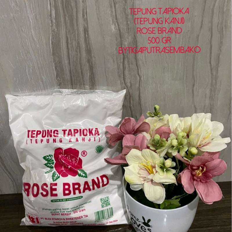 Jual Tepung Tapioka Rose Brand 500 gr-Gram di Seller Tigaputrasembako ...