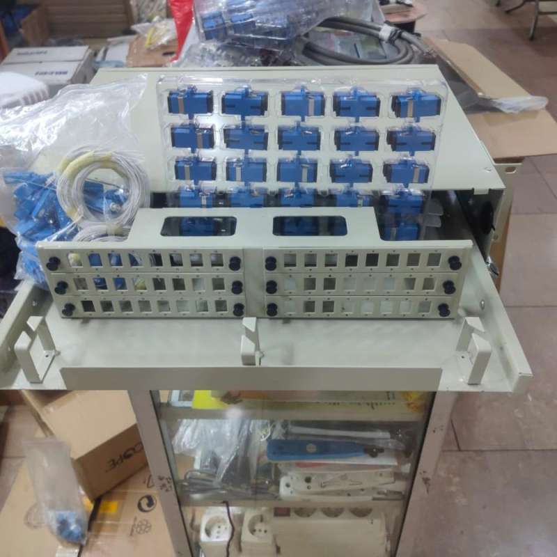 Jual otb rackmount 48 core sc upc lengkap pigtail di Seller Lds jaya ...
