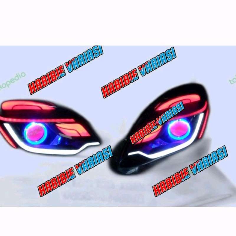 Jual Headlamp Mobilio Rs Brio Rs 2014-2018.lampu Custom Mobilio Rs Brio ...