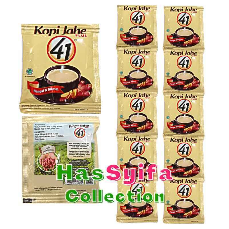 Jual Kopi Jahe Merah 41 Renceng Isi 10 Sachet Di Seller ...