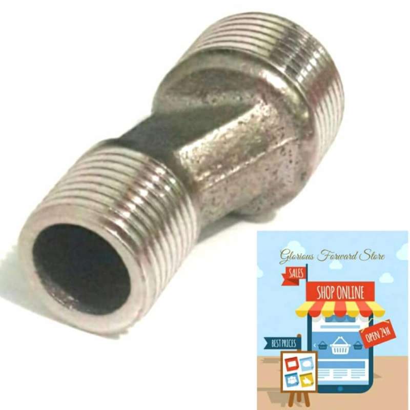 Jual Double Nipple Nepel Drat 3/4 X 1/2 Stainless Steel di Seller ...