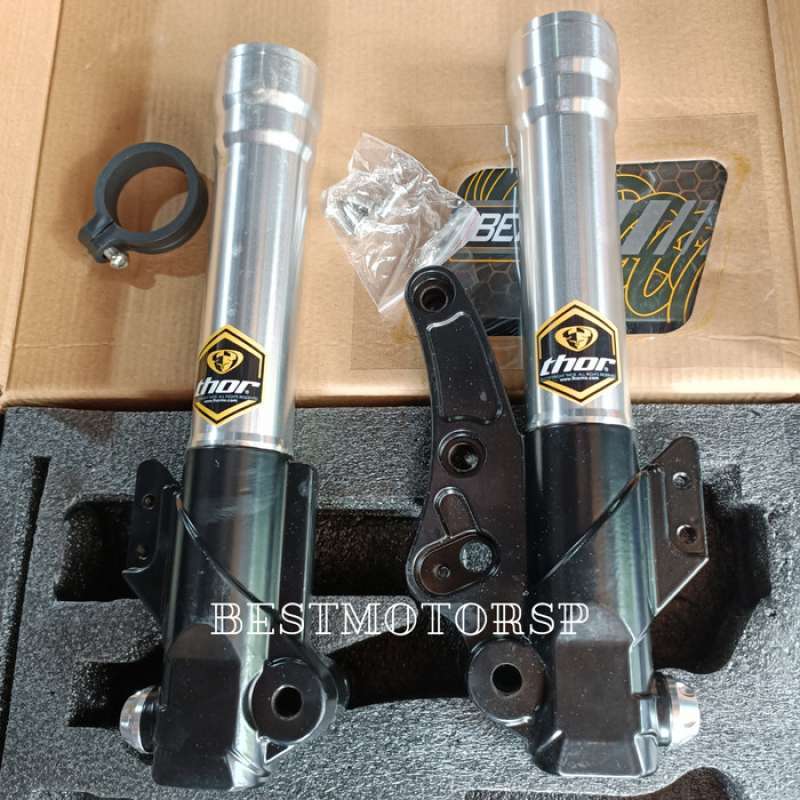 Jual SHOCK TABUNG DEPAN NMAX 2019 VARIASI SILVER/BLACK di Seller Gasta ...