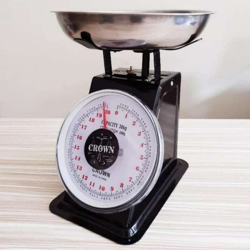 Jual Crown Timbangan Duduk Timbangan Manual Timbangan Buah Crown 20 Kg ...