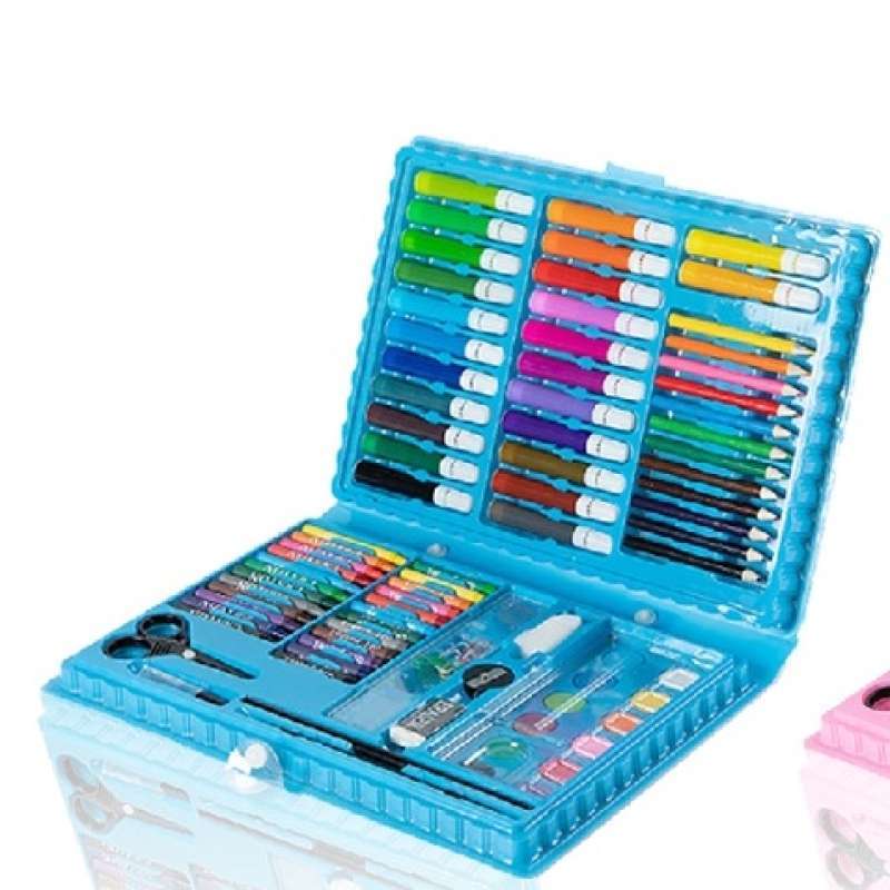 Jual Krayon Anak Set Koper 150 in 1 Crayon Full Alat Melukis Mewarnai ...