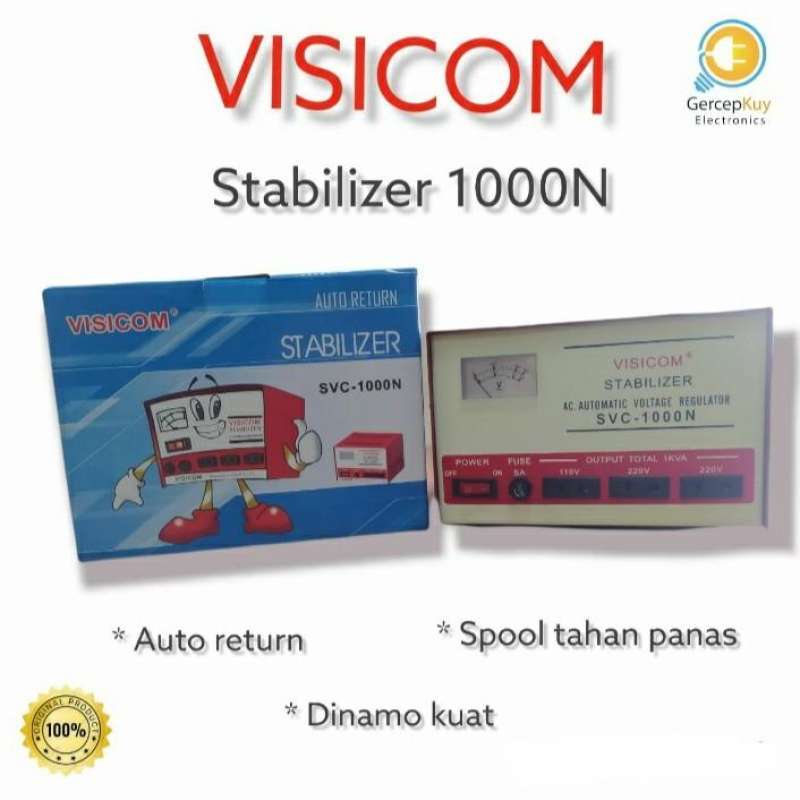 Jual Stabilizer 1000watt visicom / Penstabil listrik / Stavol visicom ...