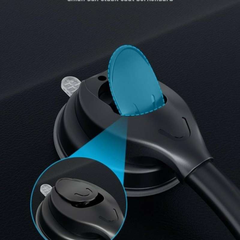 Jual Robot Ch16 Car Holder Hp Mobil Dashboard Automatic Lock Rotate ...