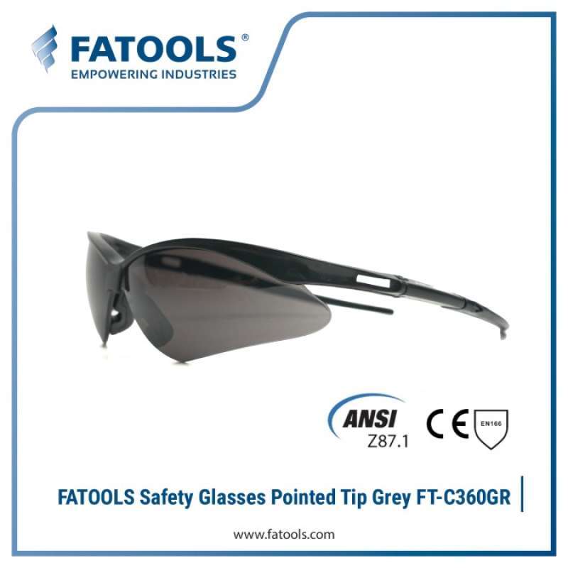 Jual FATOOLS C360GR - SAFETY GLASSES GREY di Seller Aksara_STORE ...