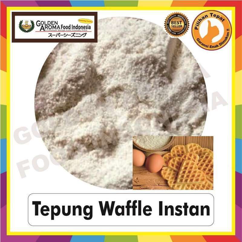 Jual Tepung Waffle Instant 1Kg Instan Premix 1 Kg Egg Gluten Free ...