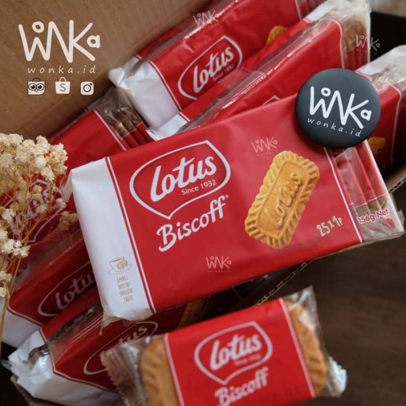 Jual Lotus Biscoff Individual Pack 25 - Biskuit Speculoos Caramel ...
