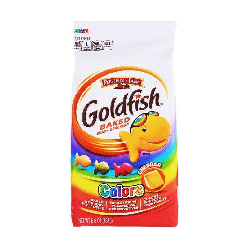 Jual Biskuit Goldfish - Pepperidge Farm Goldfish Baked Snack Crakers ...