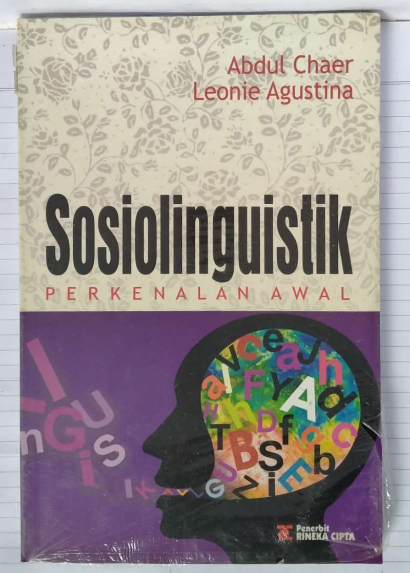 Jual Sosiolinguistik Perkenalan Awal Abdul Chaer Leonie Agustina Di ...