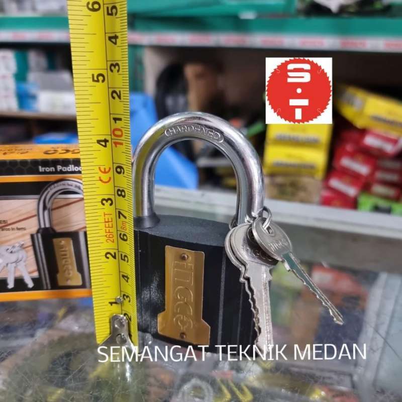 Jual Dipl0701 75mm Gembok Rumah Pagar Hitam 75mm 75 Mm Ingco Dipl 0701 ...
