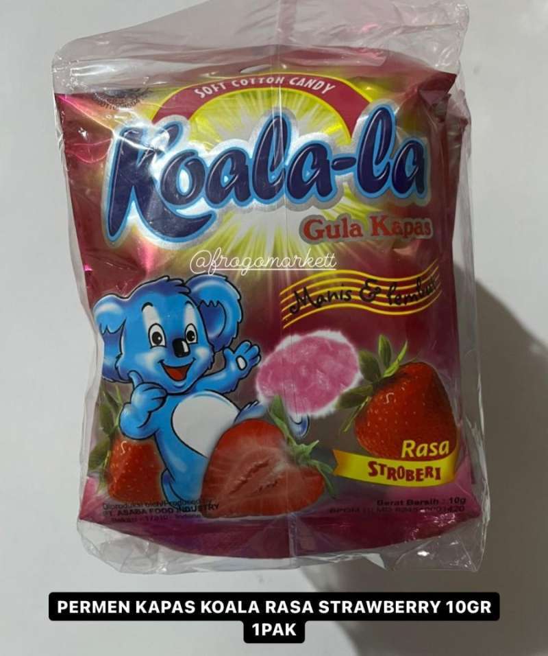 Jual Permen Gula Kapas Koala 1pak (10pcs X 10gr) Di Seller Frogo ...