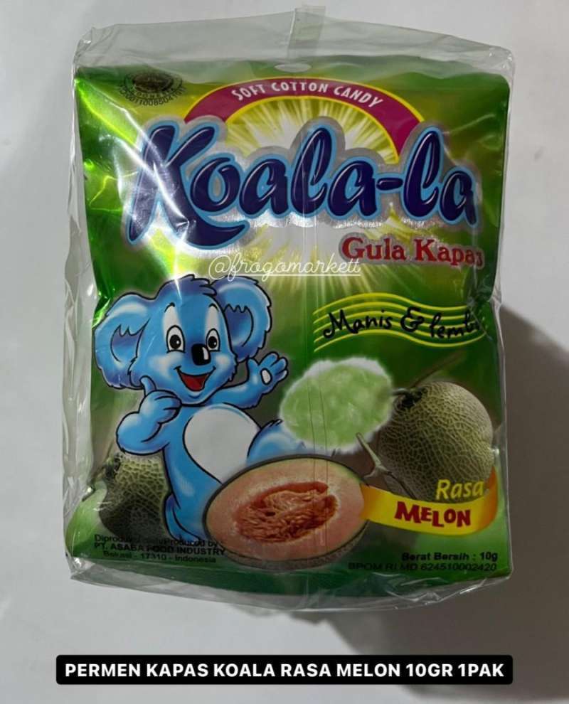 Jual Permen Gula Kapas Koala 1pak (10pcs X 10gr) Di Seller Frogo ...