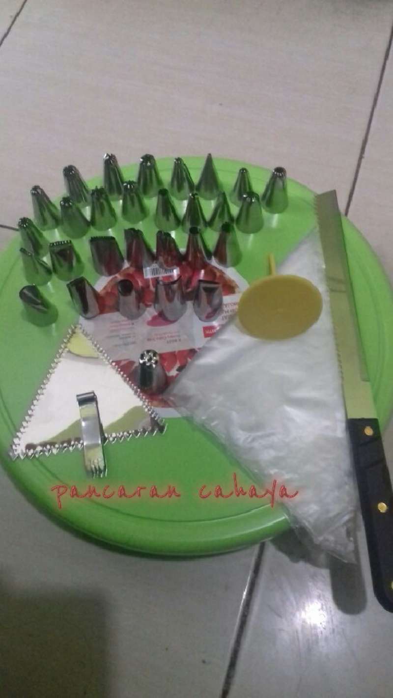 Jual Paket Dekorasi Kue, Spuit Kue, Spuit Lokal, Alat Penghias Kue ...