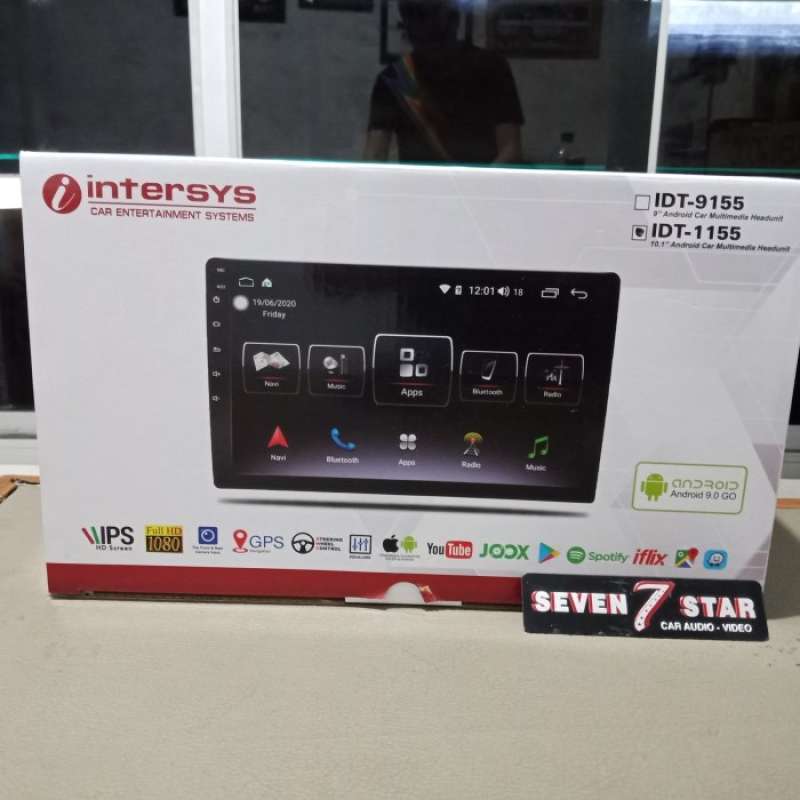 Jual Head unit android intersys idt1155 - tv android 10 inch intersys ...