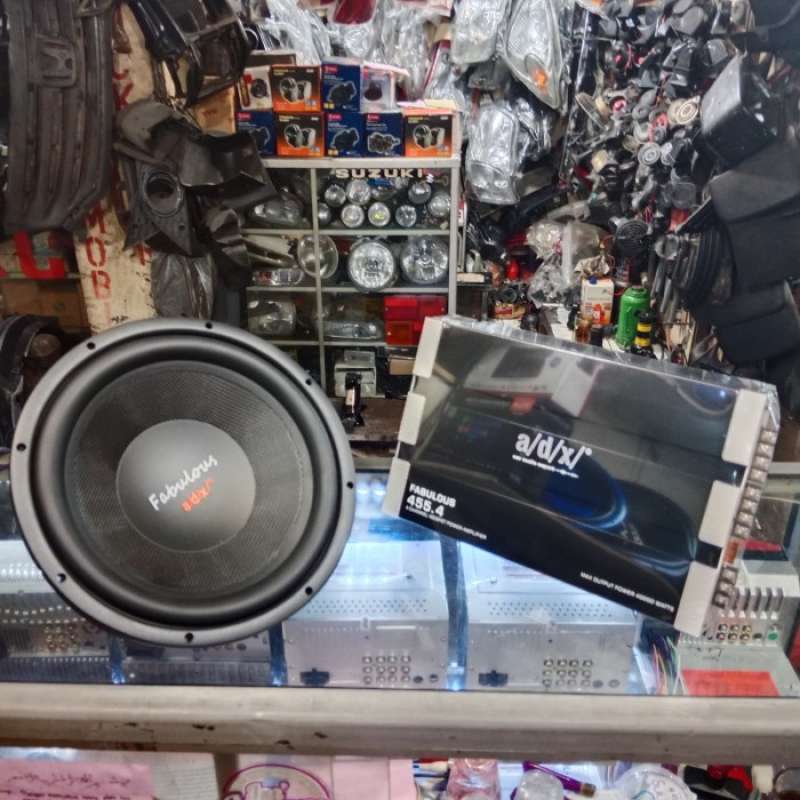 Promo Power ADX FABULOUS 4chenel & Subwoofer ADX FABULOUS 12 in Audio ...