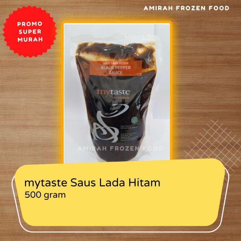 Jual Mytaste saus lada hitam 500g di Seller Amirah Frozen Food - Kota ...