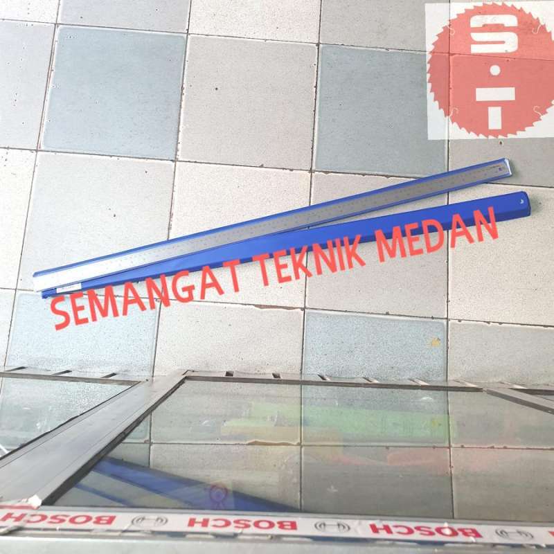 Jual PENGGARIS RULER MISTAR BESI BAJA STAINLESS STEEL100CM 1 METER 100 ...