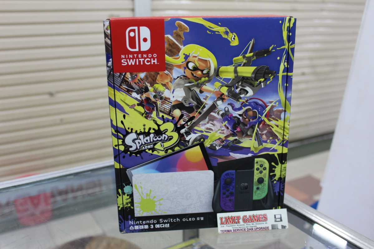 Promo Nintendo Switch OLED Splatoon 3 Edition Diskon 6% di Seller Limit ...