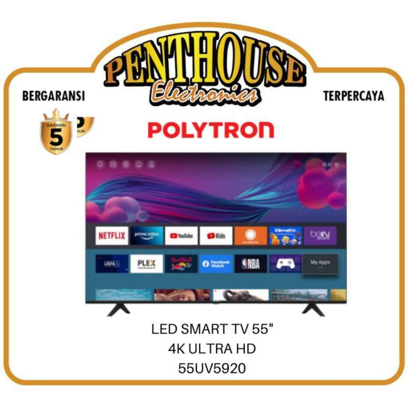 Jual Polytron LED Smart TV 55 Inch 55UV5920 4K Ultra HD UHD di Seller ...