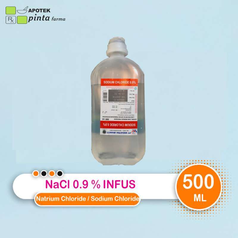 Jual Nacl 0.9 % Infus 500 Ml (natrium Chloride / Sodium Chloride) Di Seller Apotek Pinta Farma ...