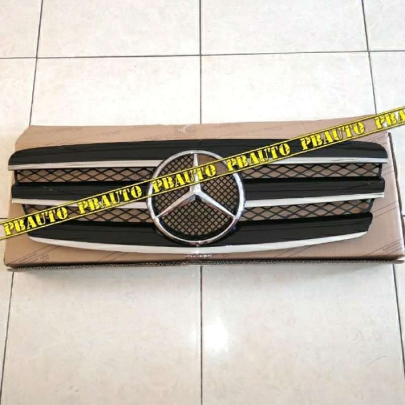 Jual Grille w211 Lama (3 Fins Black) Mercedes Benz / Grill Variasi ...