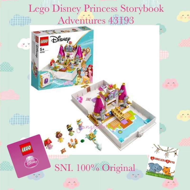 Jual Lego Disney Princess Ariel Belle Cinderela Tiana's Storybook ...