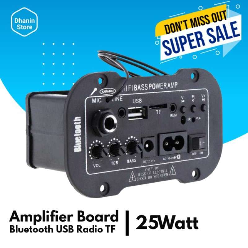 Jual Modul Mp3 Power Amplifier Mini Karaoke Board Rakitan Bluetooth ...