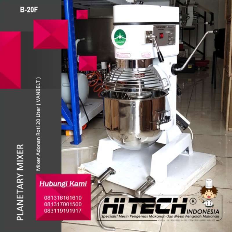 Jual mixer roti 20 liter vanbelt planetary mixer vanbelt di Seller MMT ...