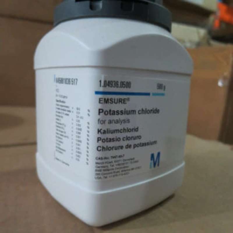 Jual Potassium Chloride For Analysis/ Kalium Klorida, 500gr, Merck ...