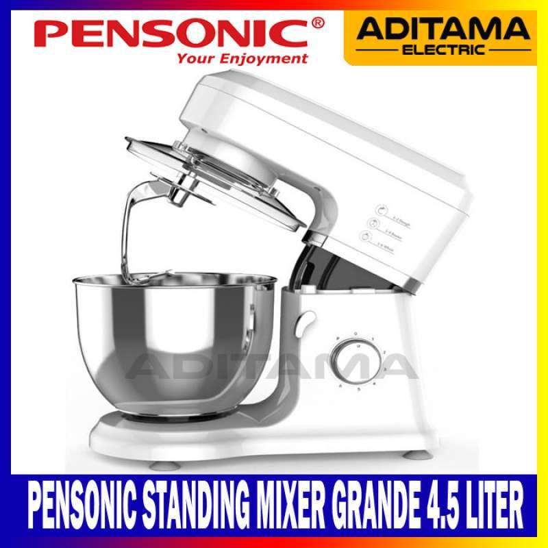 Jual PENSONIC GRANDE MIXER ROTI PMI-6002 4.5 LITER - PUTIH - Merah di ...