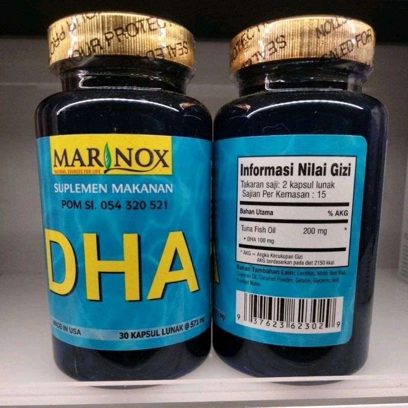 Jual Marinox Dha Gizi Penting Untuk Otak Dan Mata Isi 30 Kapsul Di ...