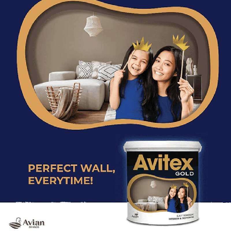 Promo Avitex Gold Cat Tembok Eksterior Dan Interior 5 Kg (superwhite ...