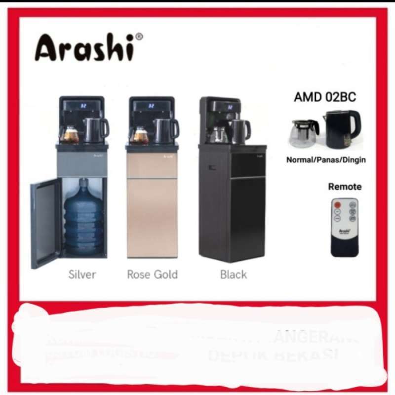 Jual Arashi Dispenser Air Amd 02Bc - Galon Bawah - Dingin Es Dan Panas ...