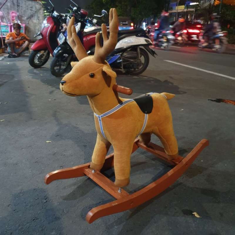Promo Kuda Kudaan Anak/Kuda Rocking (Rusa) Diskon 10% di Seller ...