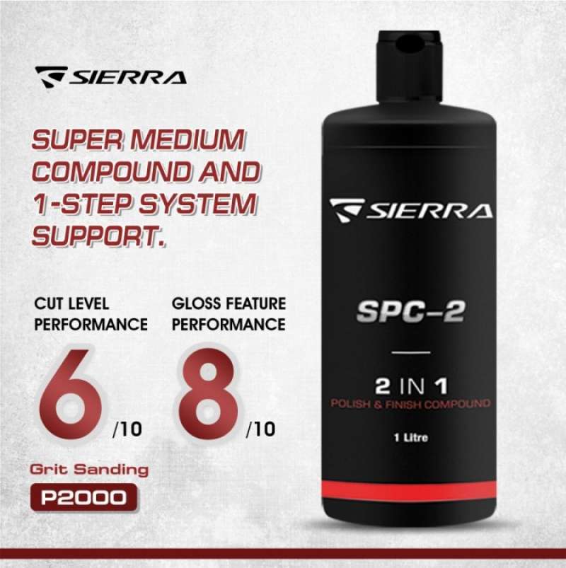 Promo SIERRA SPC 2 - OBAT POLES - MEDIUM CUT COMPOUND - 1 STEP POLISH ...