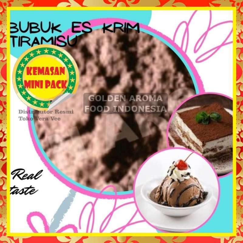 Promo Bubuk Es Krim Tiramsu 50Gr Serbuk Ice Cream Tiramsu 50Gr Eskrim ...