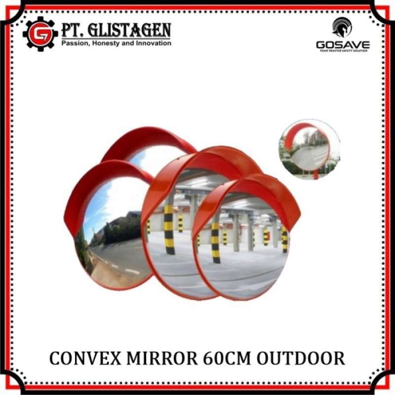 Jual Convex Mirror Kaca Cermin Cembung Outdoor 60 Cm Safety Jalan ...