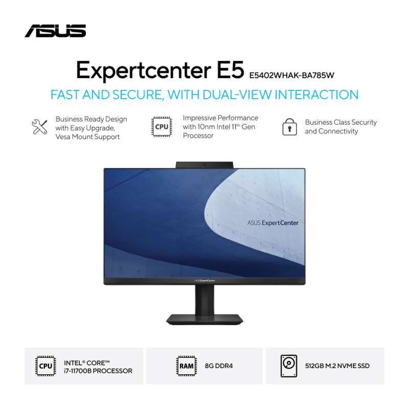 Jual ASUS Expert Center E5402WHAK-BA785W (Core i7-11700B/8GB/512GB ...