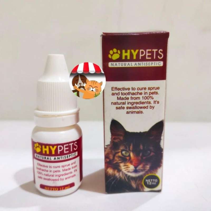 Jual Obat Sariawan Infeksi Gigi Mulut Anjing Hypets Cat Natural ...
