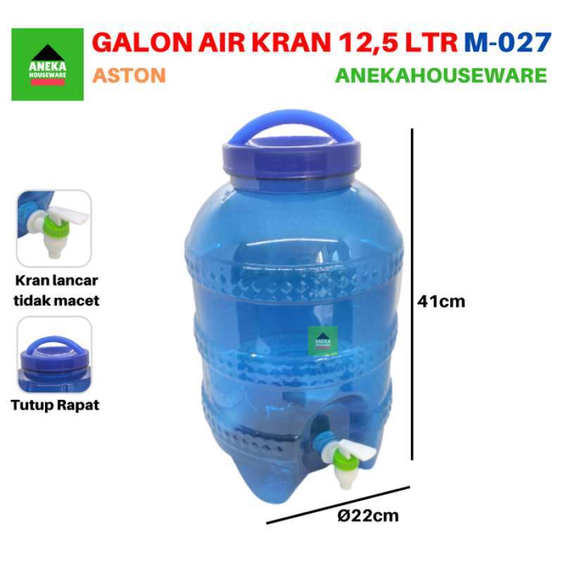 Jual Galon Air Minum Galon Cuci Tangan Kran Dispenser Aston M-027 12,5L ...