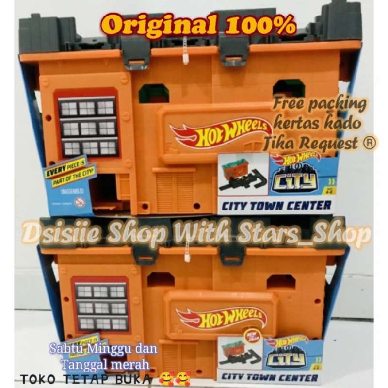 Jual Hotwheels City Town Center Original - Hot Wheels Track City di ...
